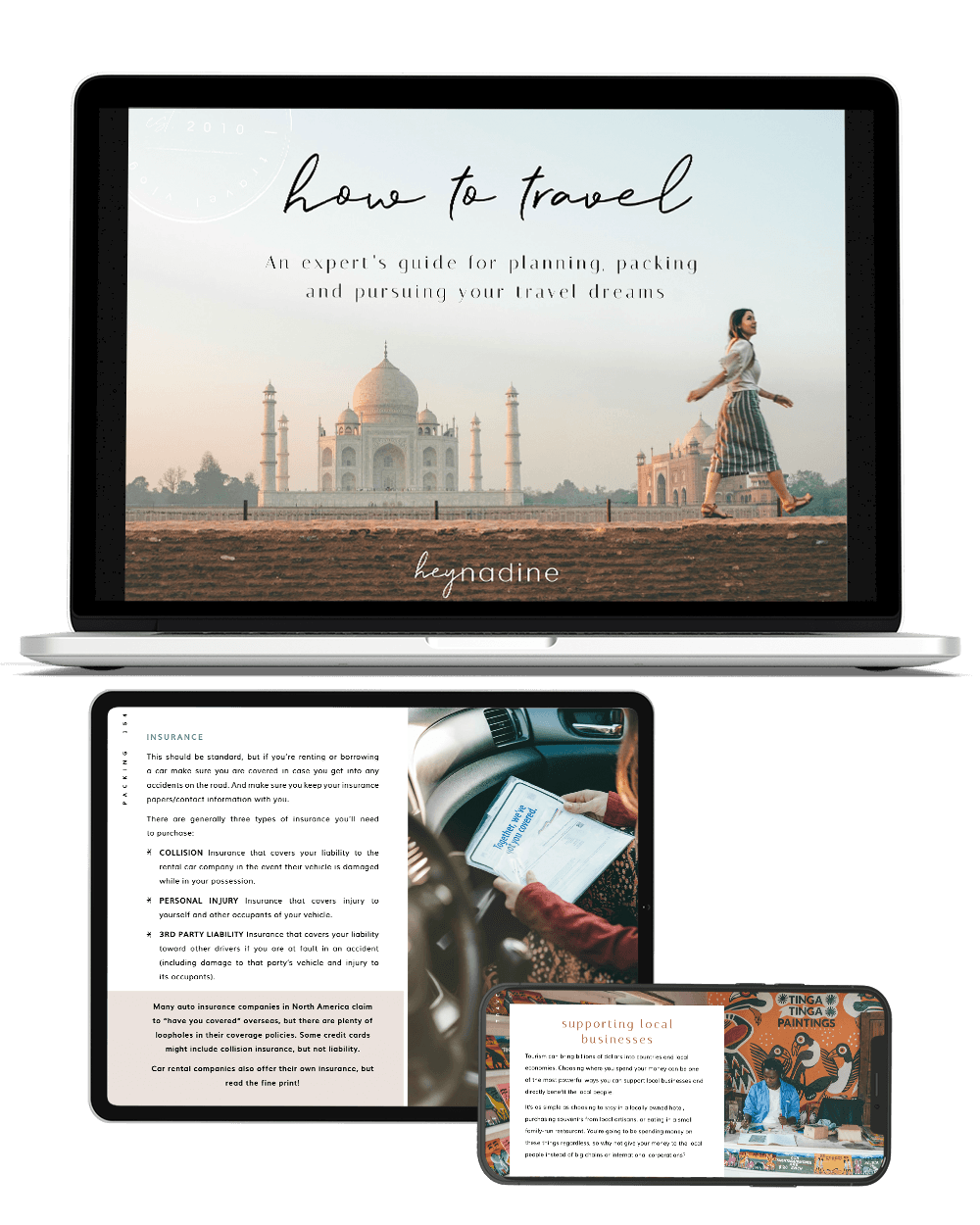 How to Travel E-Book - Hey Nadine